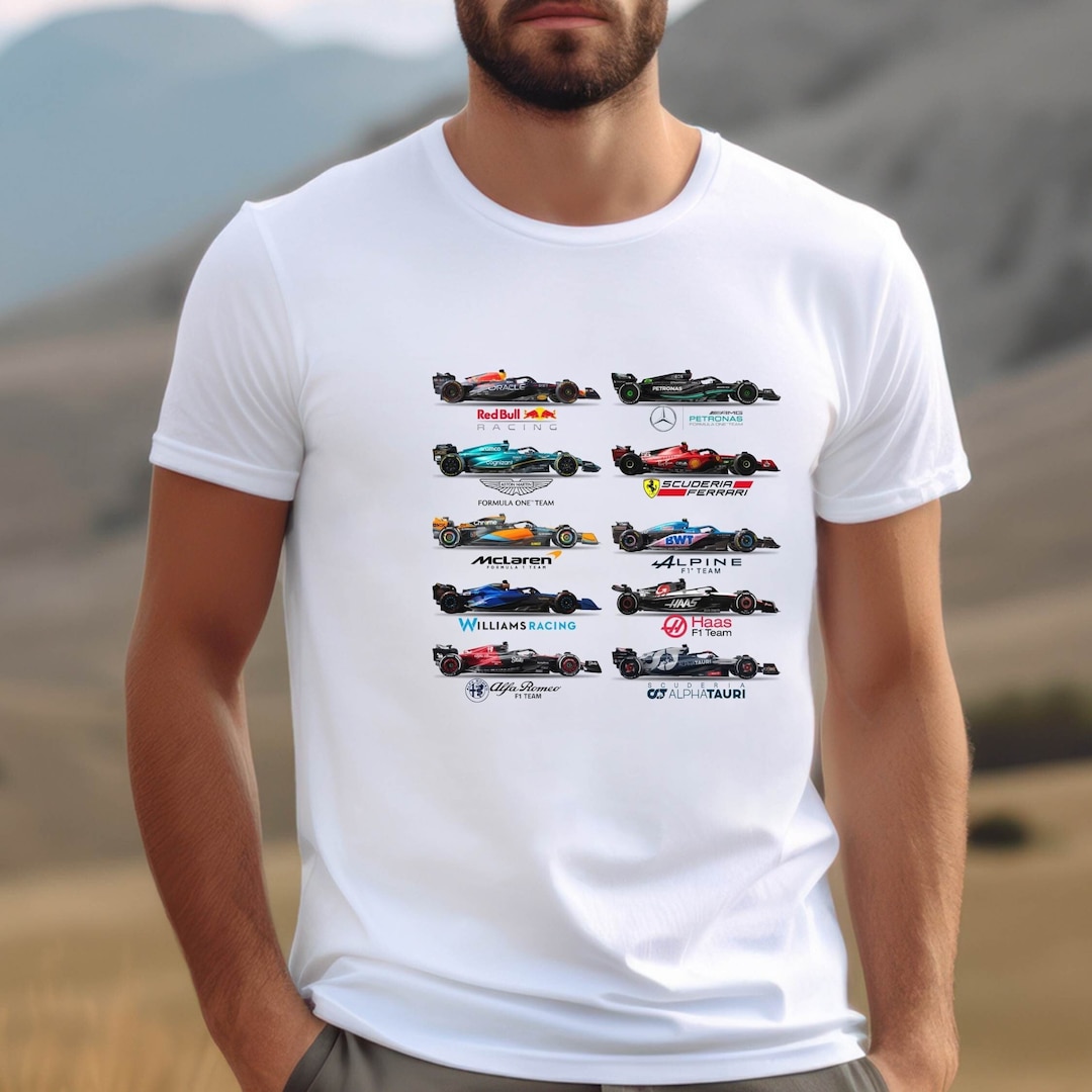 Formula 1 Racing Tshirt, F1 Lover Tee, Grand Prix Gift T Shirt, Formula One Vintage Trendy Tees ...