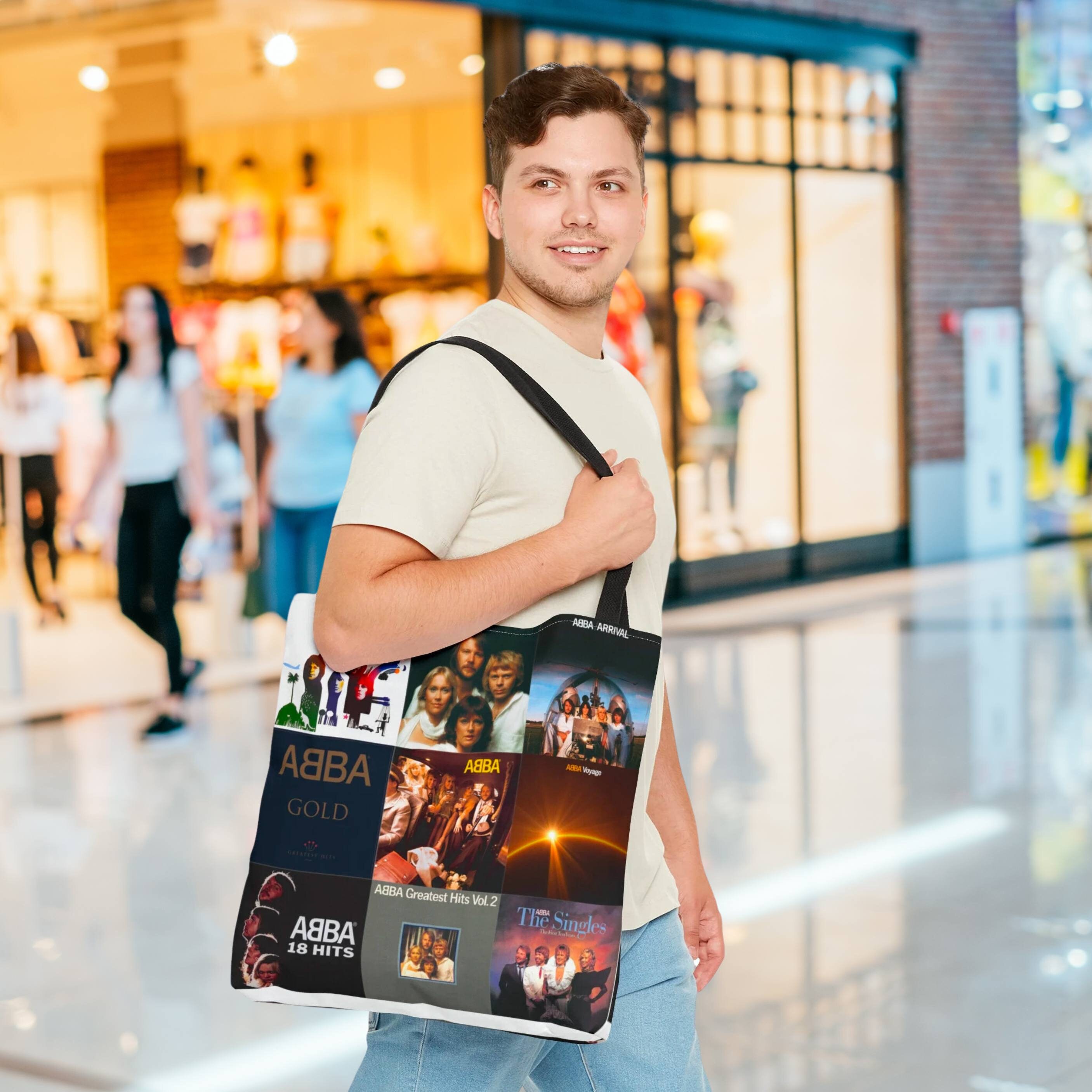 Abba Album Tote Bag, Abba Music Lover, Gift Tote Bag, Trendy Vintage ...