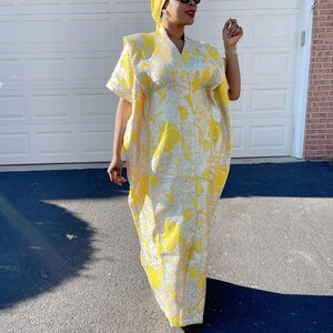 African Damask Dress - Etsy
