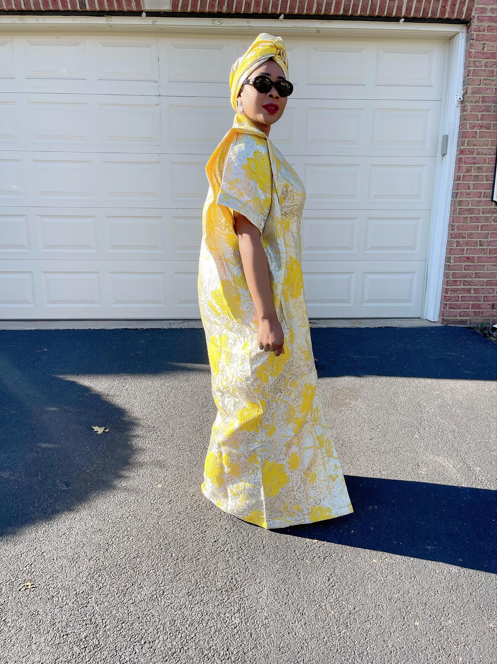 African Damask Dress - Etsy