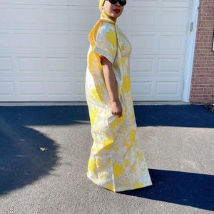 African Damask Dress - Etsy