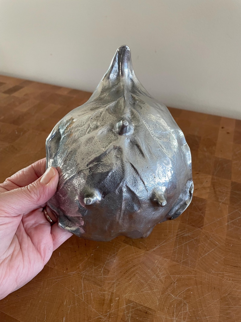 Vintage Cabbage Leaf Footed Bowl - Etsy