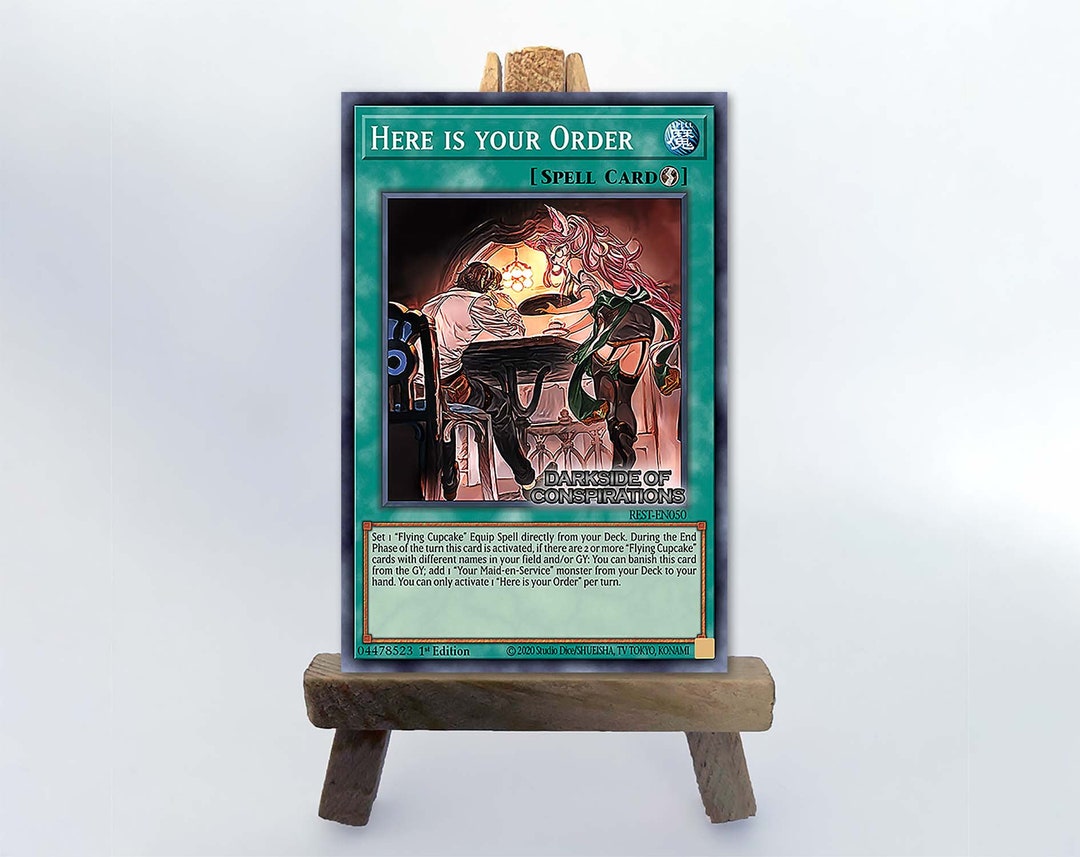 Here is Your Order Custom Card YGO Orica - Etsy