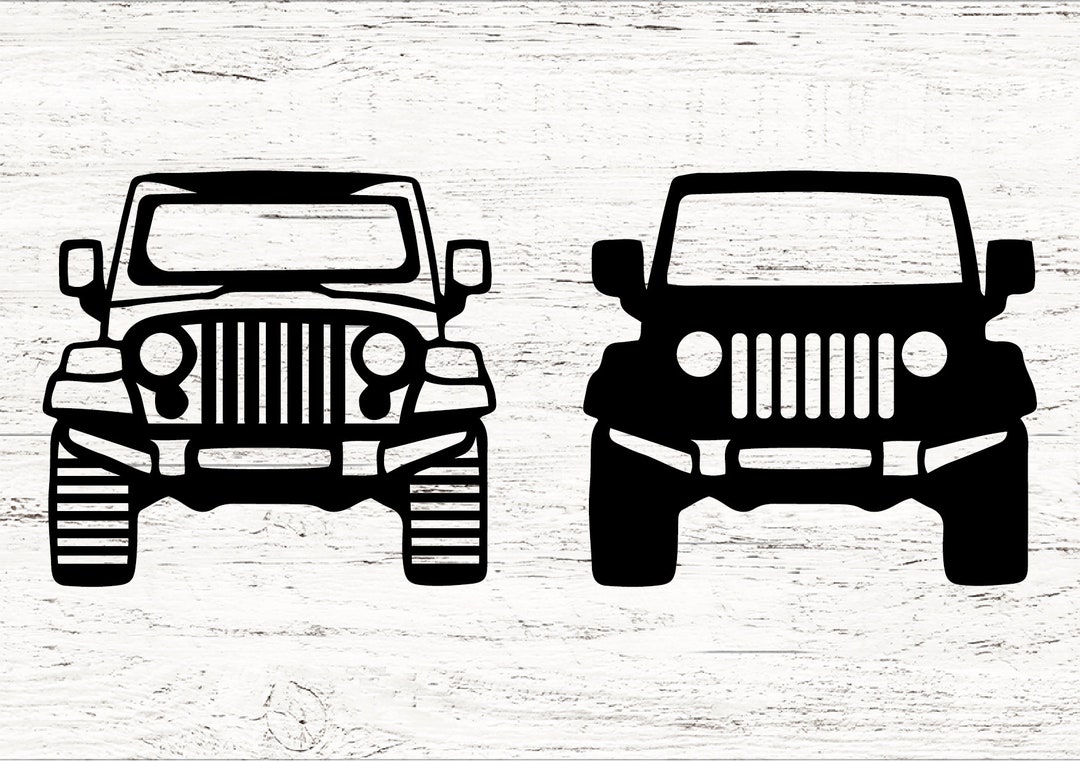 2 Jeep DXF SVG Dxf Files for Plasma Cut File Laser Cnc - Etsy Australia