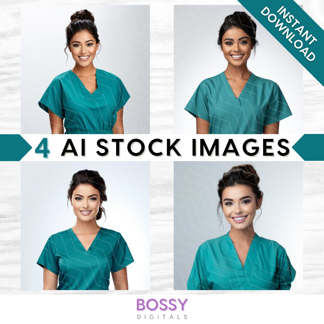 Scrub AI Stock Images, Model Stock Photos, Medical Professional, Nurse ...