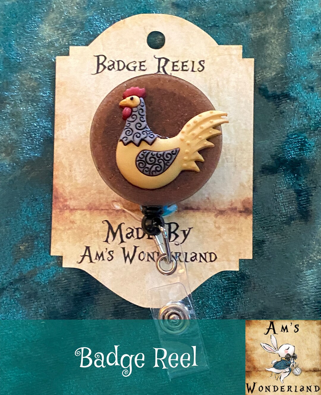 Chicken Badge Reels - Etsy