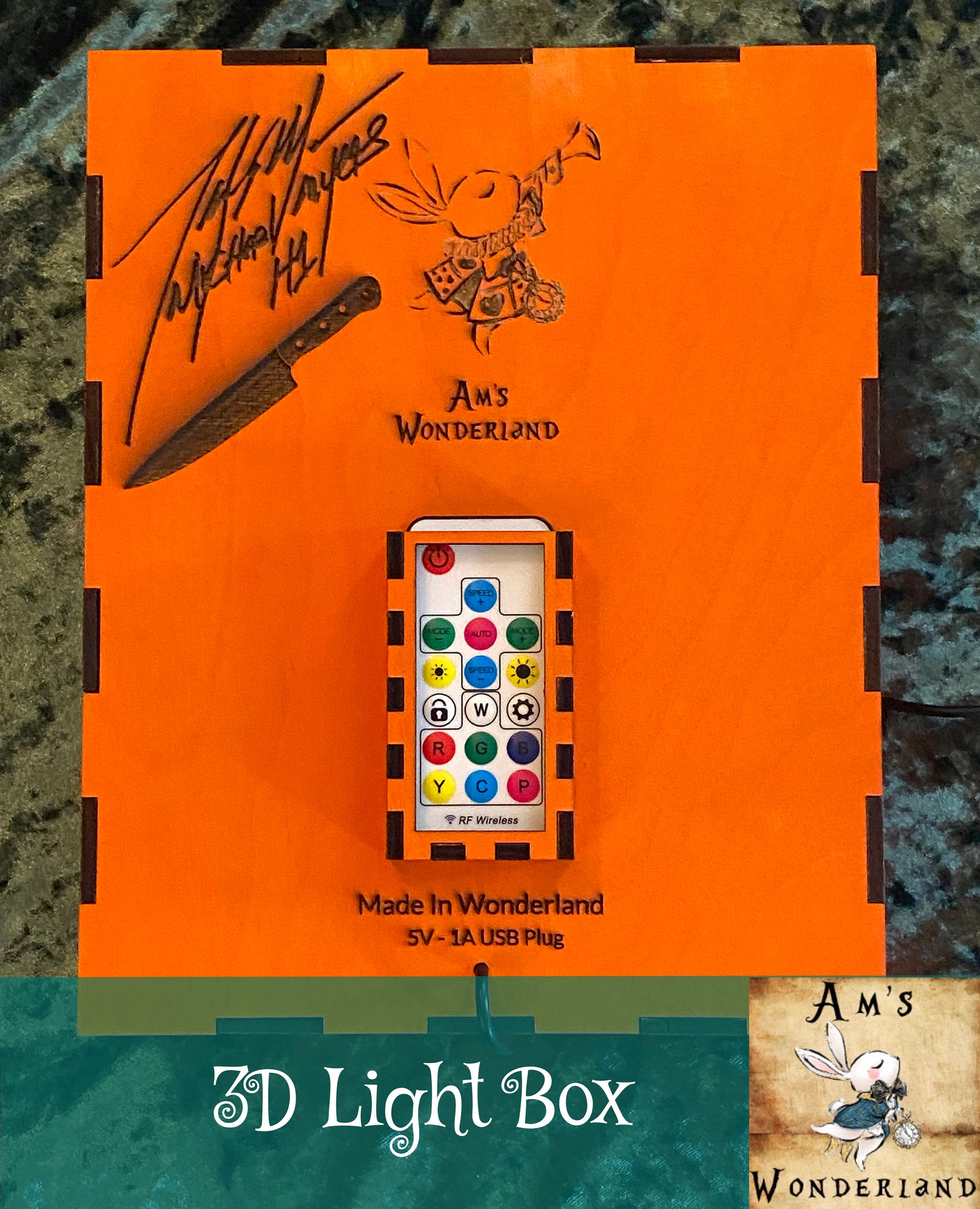 Michael 3D Light Box - Etsy