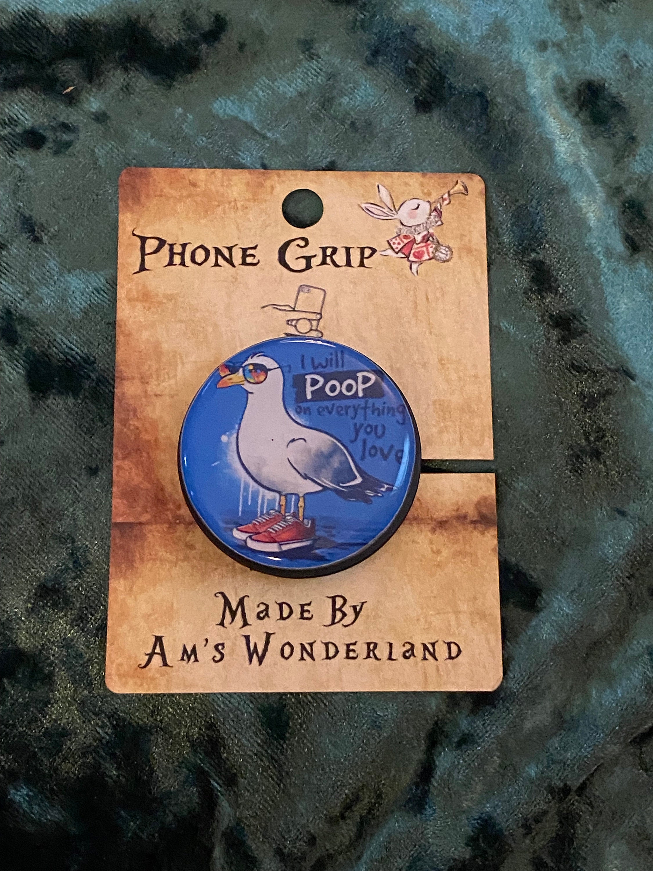 Seagull Poop Phone Grips - Etsy