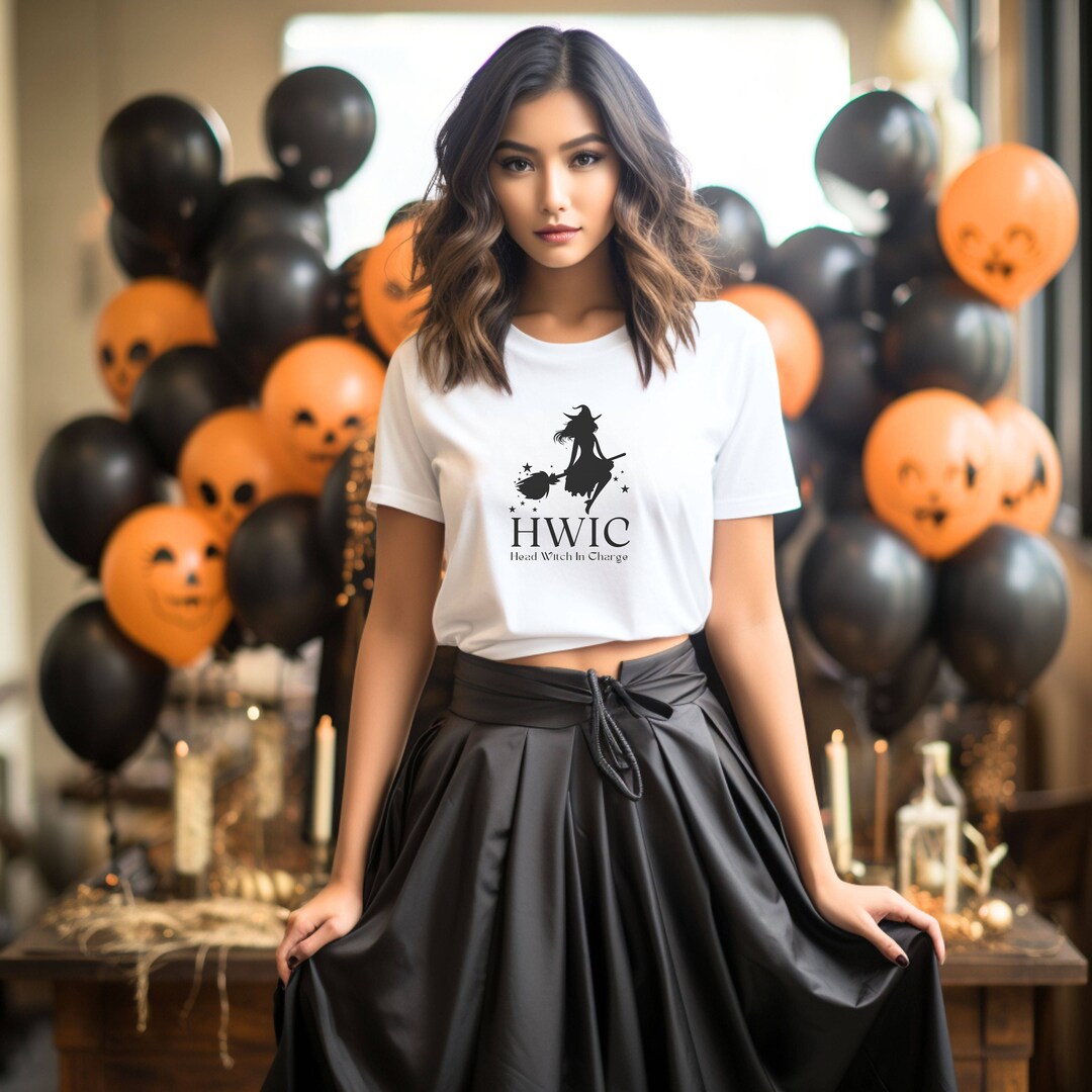 Head Witch in Charge Funny Halloween Shirt | Witchy Boss Shirt for Fall ...