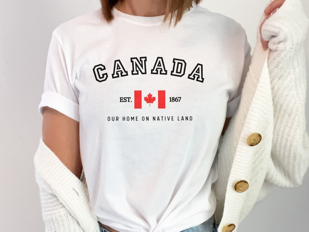 Canada Day T-shirt, Canadian Flag Shirt, Canadian Gift Tee, Canadian ...