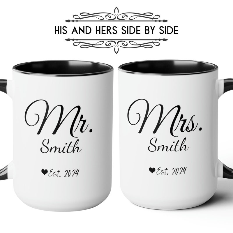 Mr and Mrs Coffee Mugs - Etsy