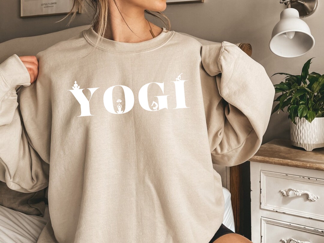 Yogi Sweatshirt, Yoga Sweatshirt, Gift for Yoga Lover, Trendy ...