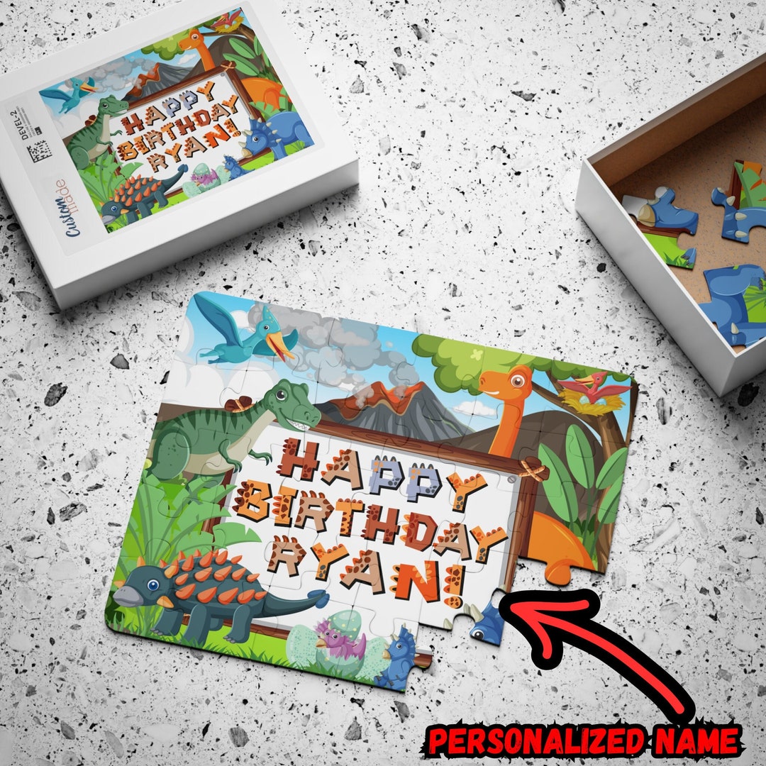 Kids Name Puzzle 30-piece, Name Birthday Puzzle for Kids, Custom Kids ...