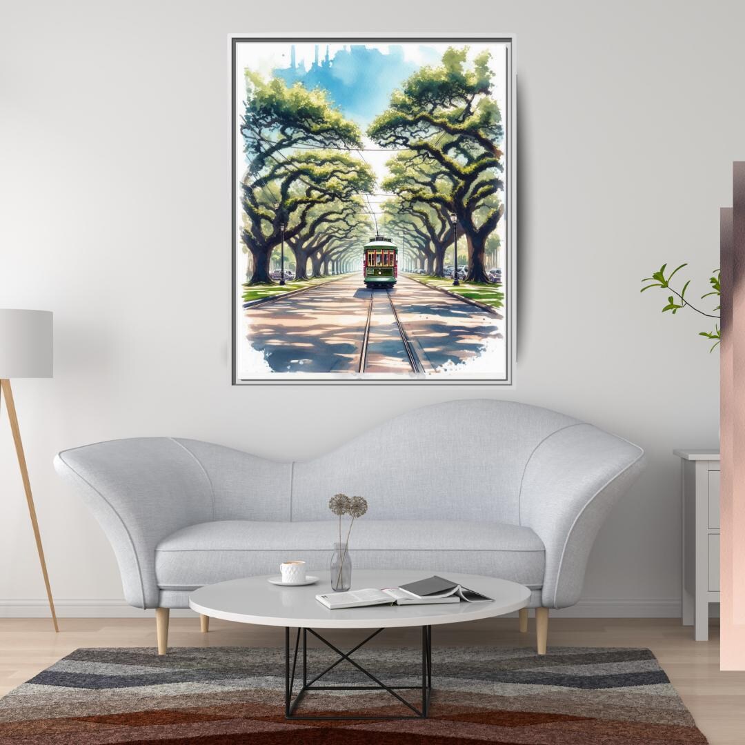New Orleans Street Car,portrait Prints, Trendy Wall Art, Wall ...