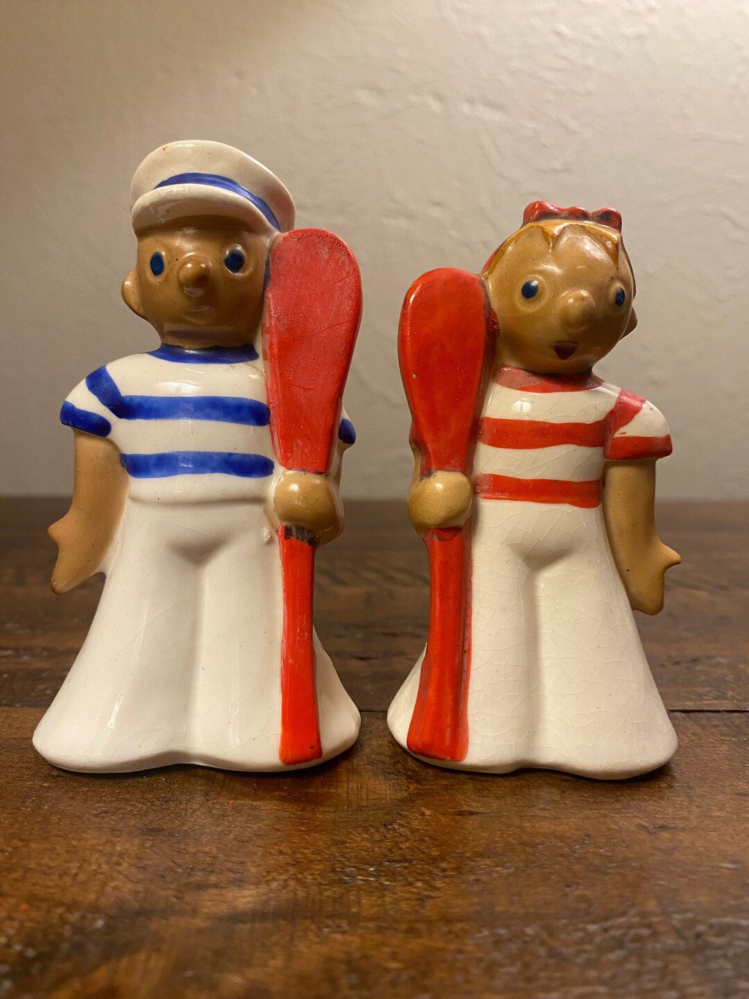 Sailor Boy and Girl Couple Vintage Salt and Pepper Shaker Japan - Etsy