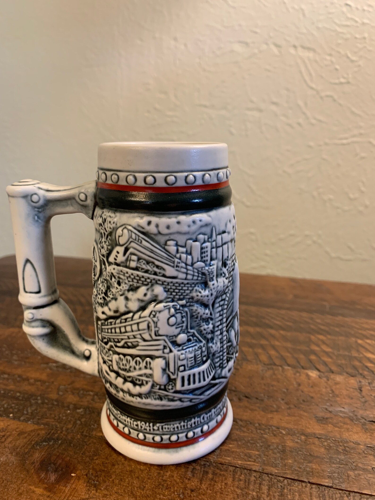 Avon Ceramarte Brazil 1985 Small Beer Stein Trains Handcrafted - Etsy