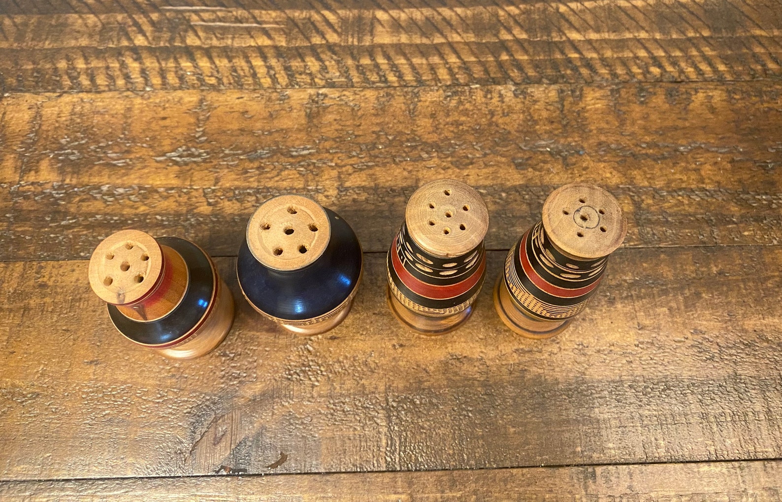 Wooden Vintage Carved Mexico Single Salt or Pepper Shakers - Etsy