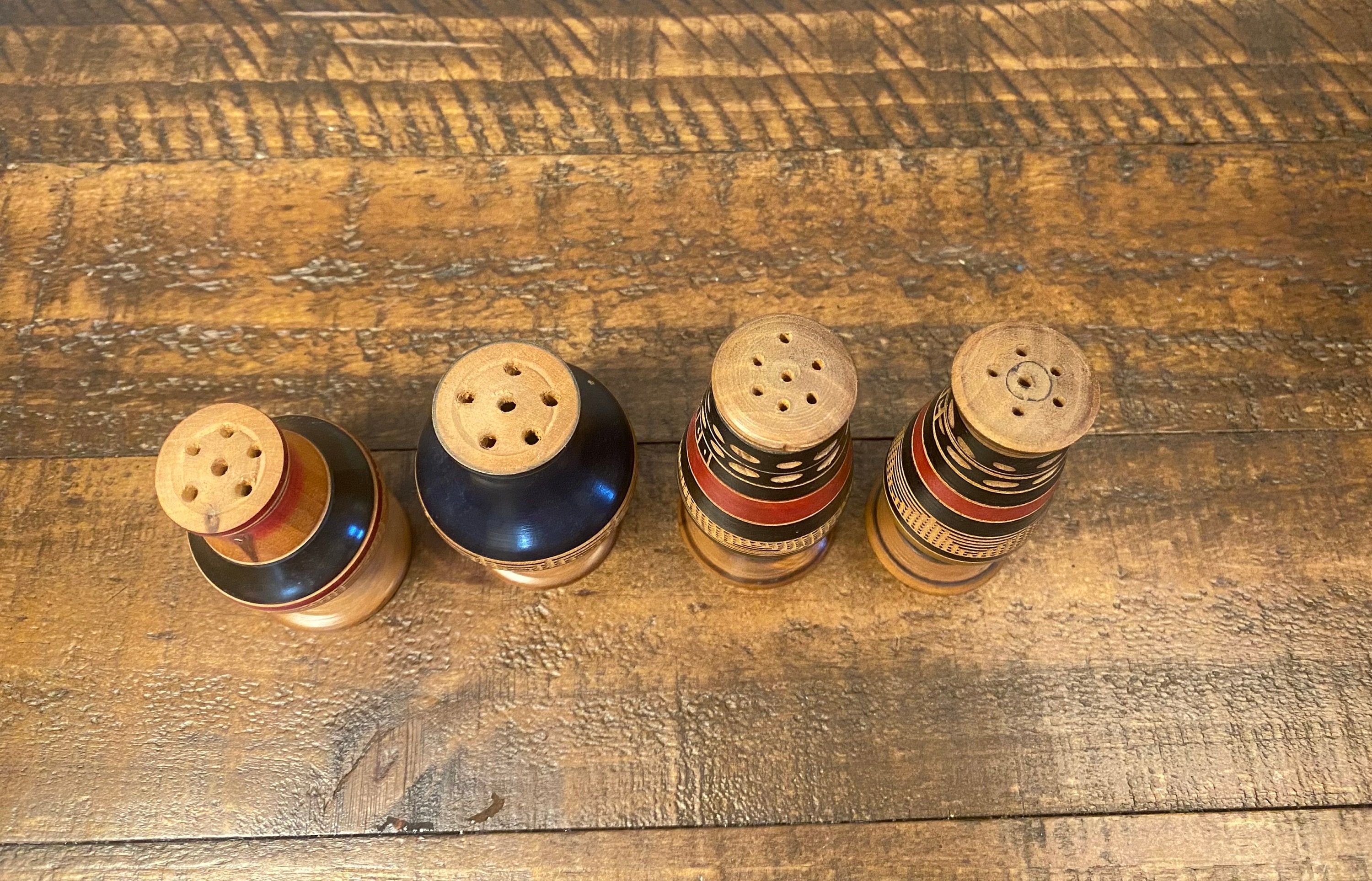 Wooden Vintage Carved Mexico Single Salt or Pepper Shakers - Etsy