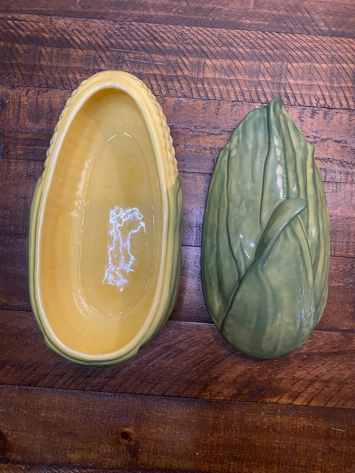 Vintage Shawnee Pottery Corn Casserole Dish With Lid USA - Etsy