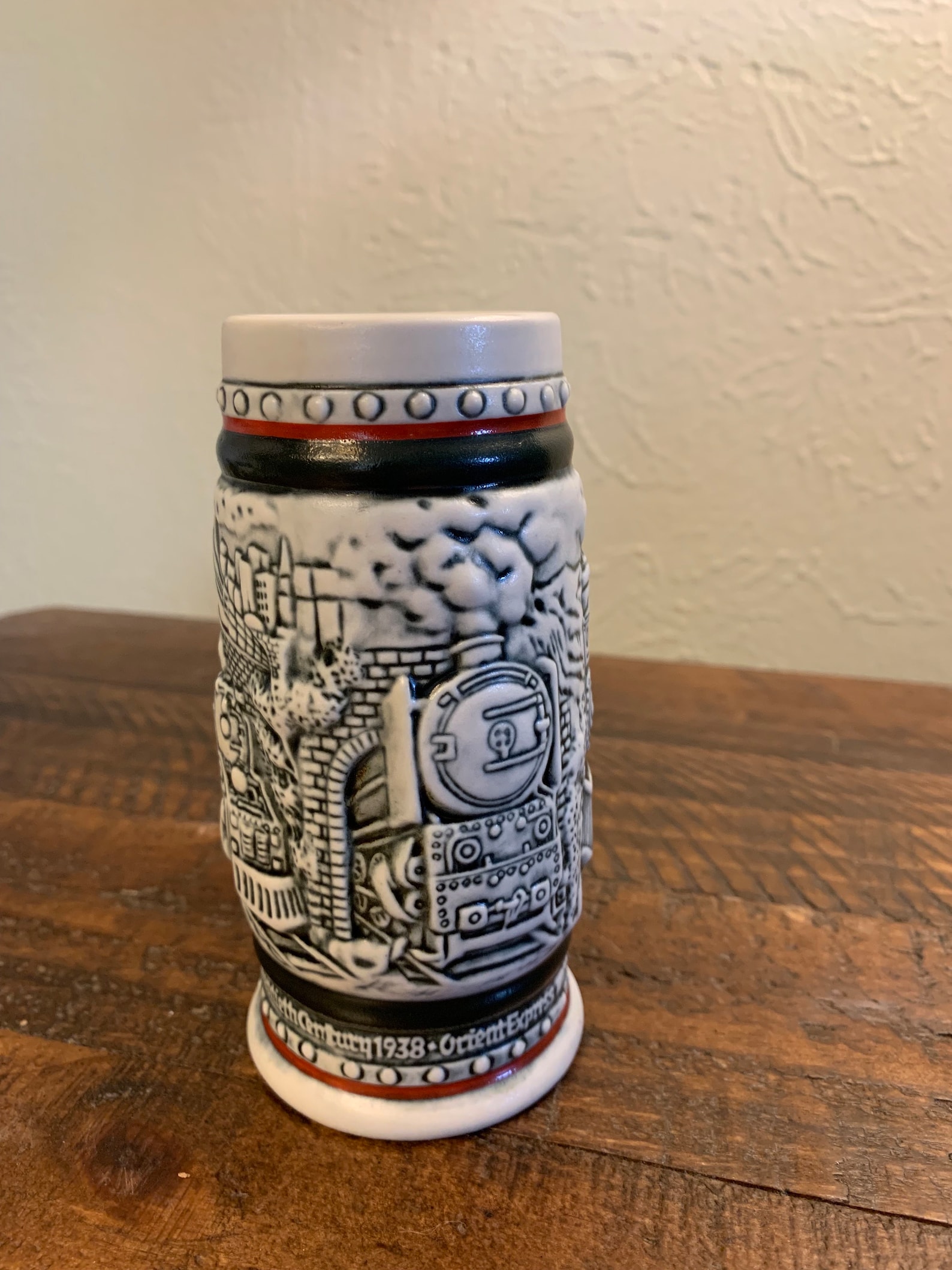 Avon Ceramarte Brazil 1985 Small Beer Stein Trains Handcrafted - Etsy