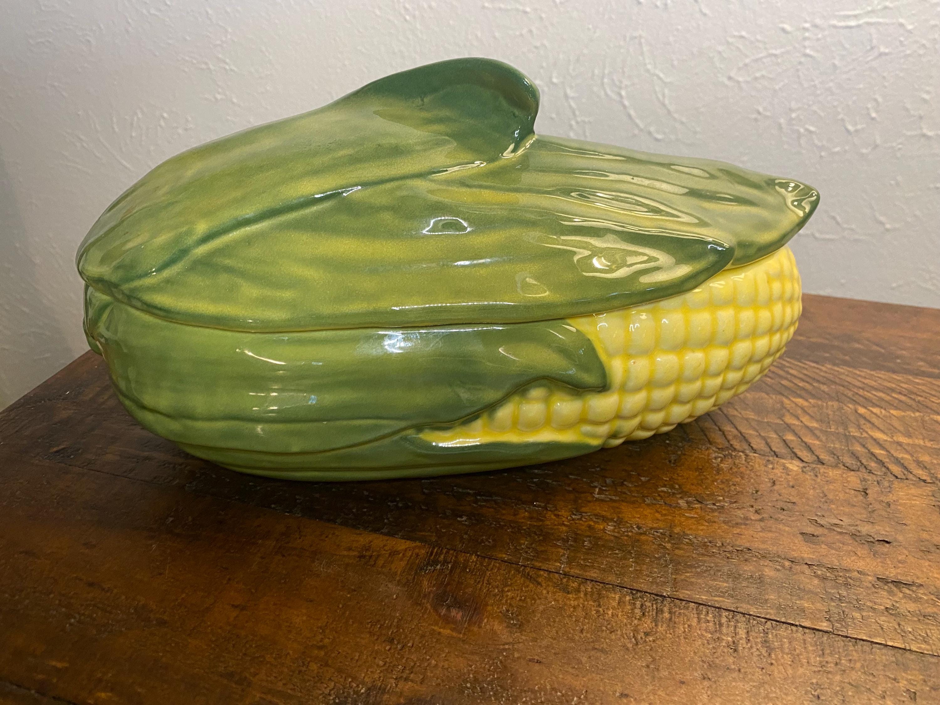 Vintage Shawnee Pottery Corn Casserole Dish With Lid USA - Etsy