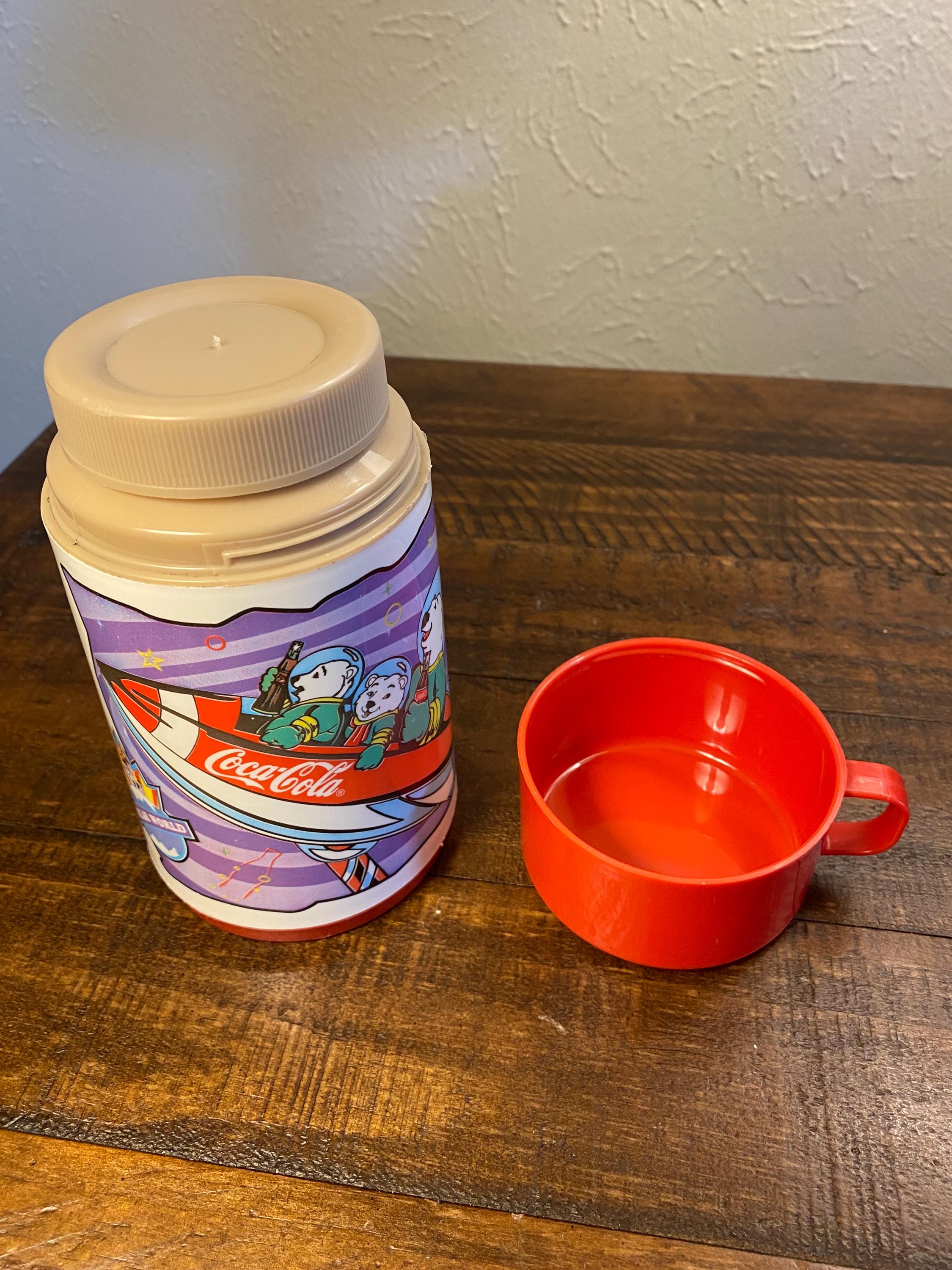 Coca-cola 1996 Polar World Thermos With Lid Aladdin Corp - Etsy