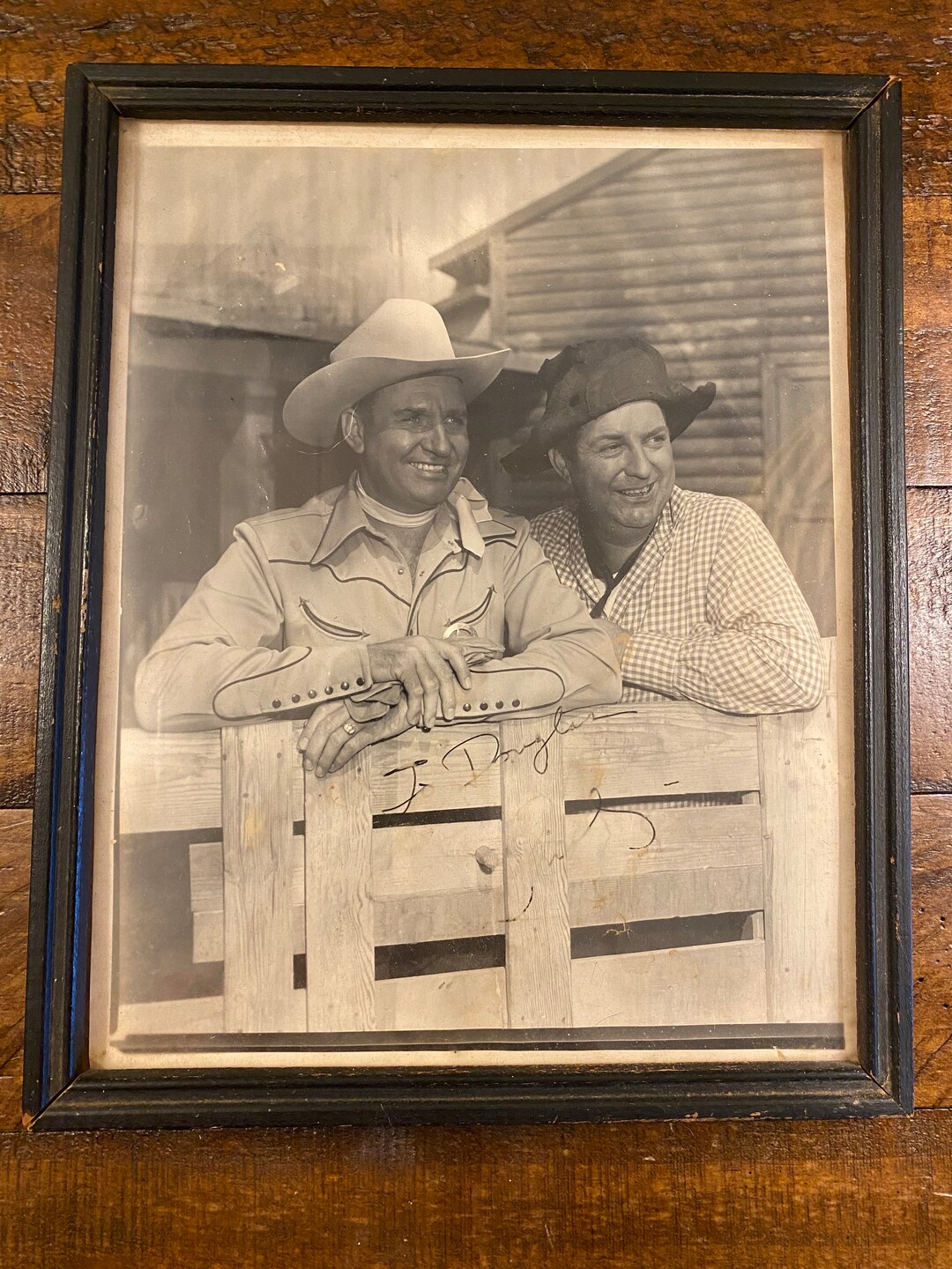 Gene Autry and Smiley Burnette 1957 Yuma Arizona Promotional? Photo ...