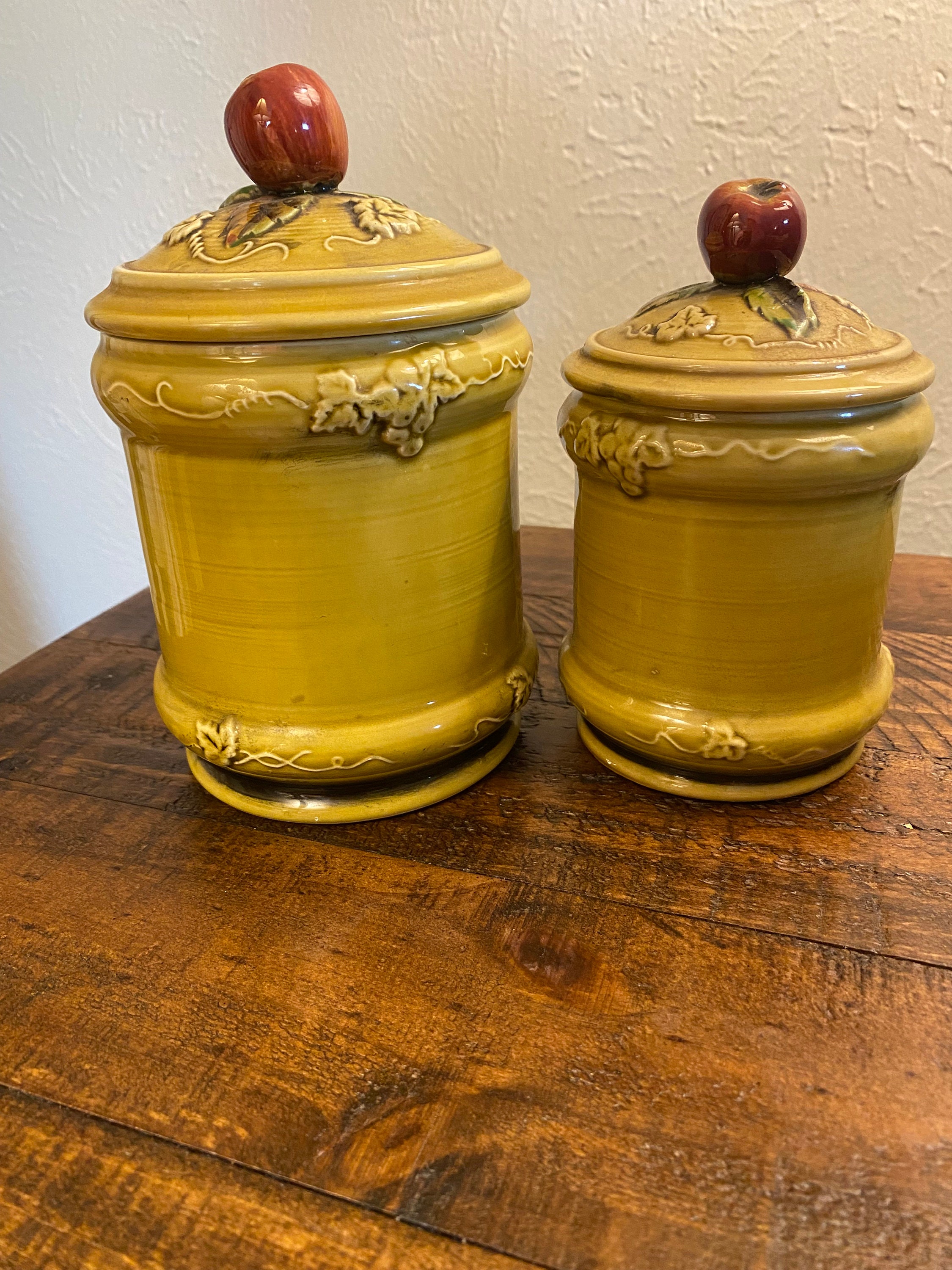 Geo Z Lefton Ceramic Kitchen Canister Creamer Mug Set Vintage Japan ...