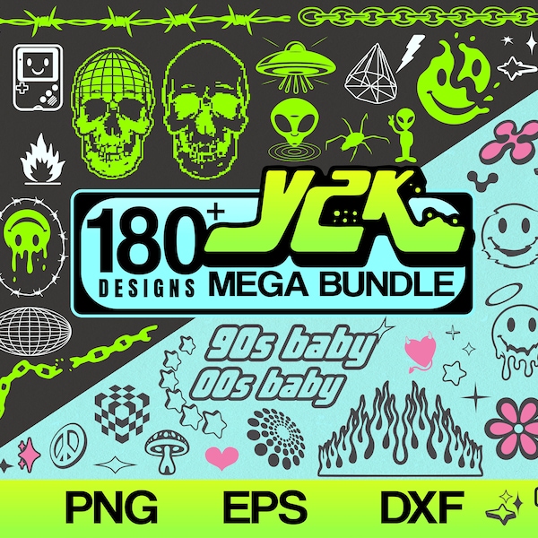 Y2k png und svg - Etsy France