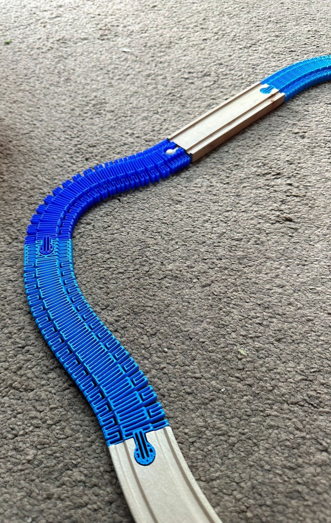 SMALL - Flexible Track for Wooden Train Track, Brio Train Track for ...
