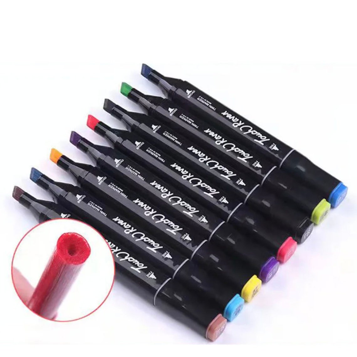 80 Colors Oily Art Marker Pen Set for Draw Double Headed Sketching Oily ...