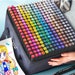 80 Colors Oily Art Marker Pen Set for Draw Double Headed Sketching Oily ...