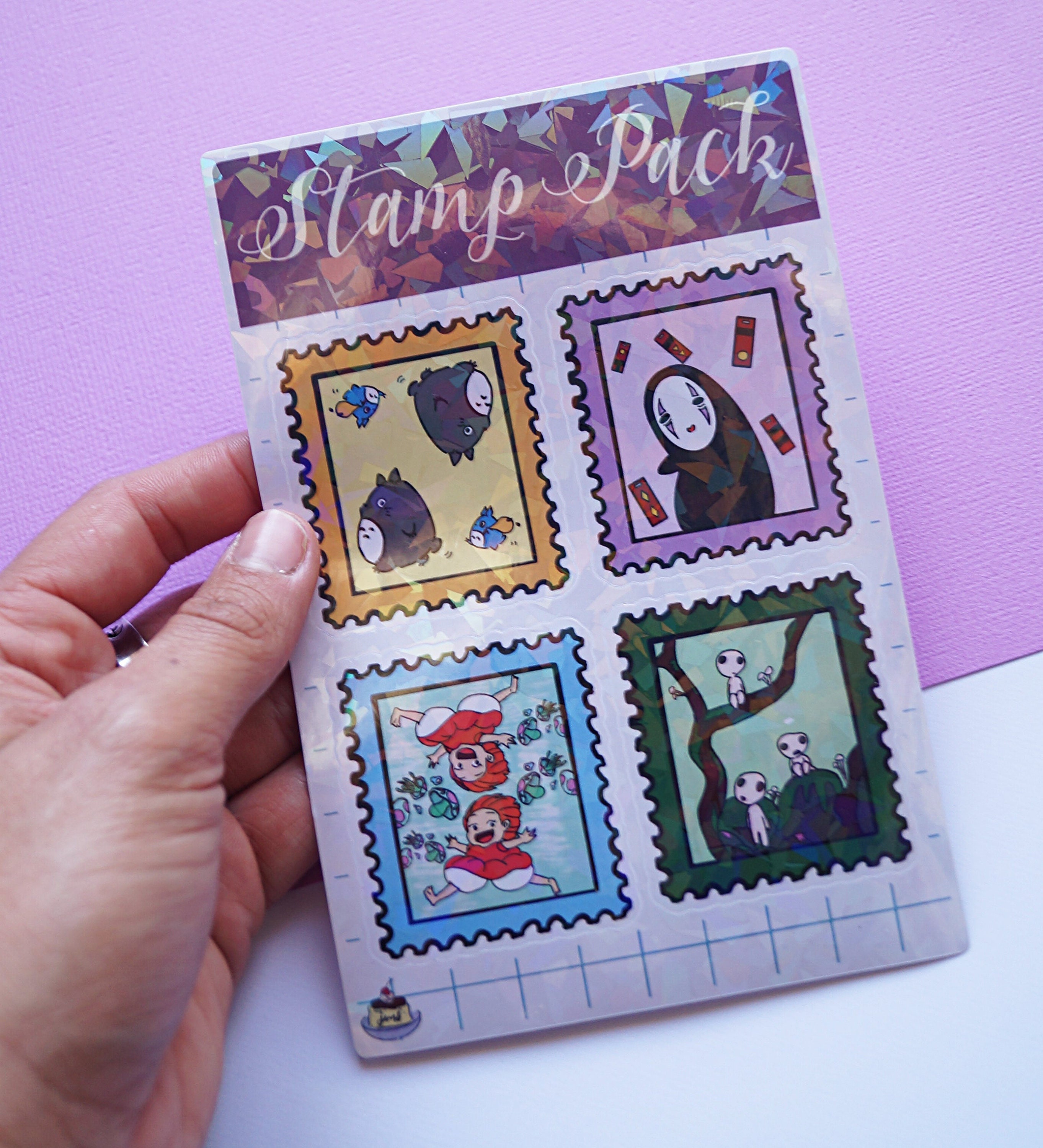 Studio Ghibli Sticker Stamp Sheet - Etsy