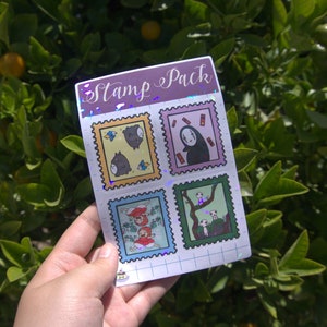 Studio Ghibli Sticker Stamp Sheet - Etsy