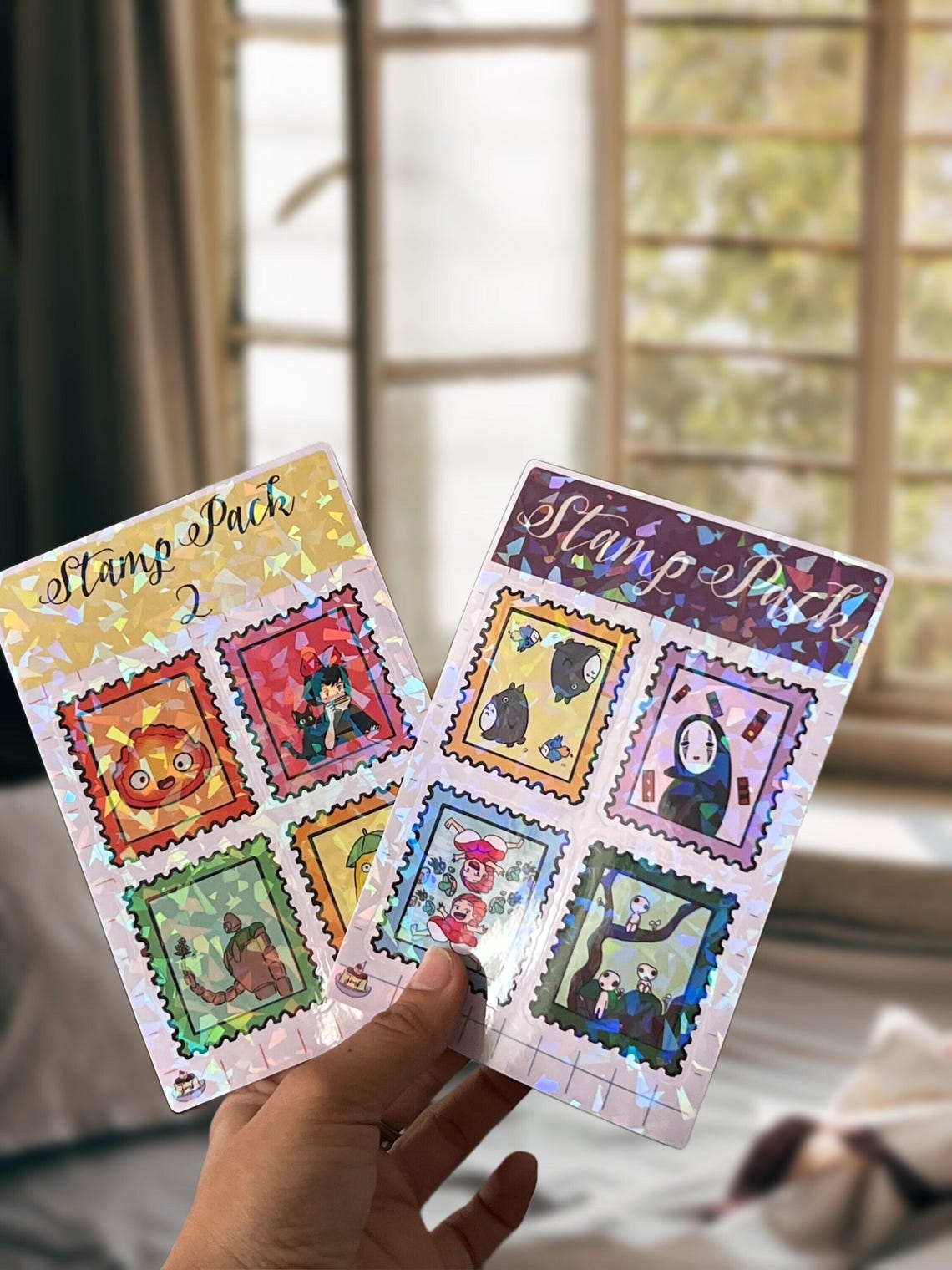 Studio Ghibli Inspired Sticker Stamp Sheet - Etsy