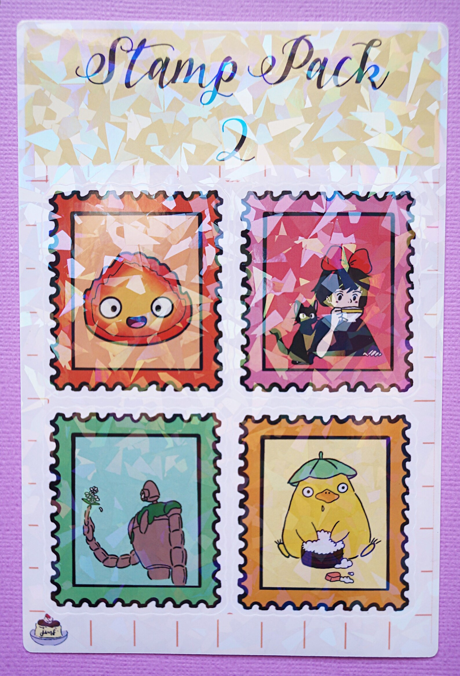 Studio Ghibli Sticker Stamp Sheet - Etsy