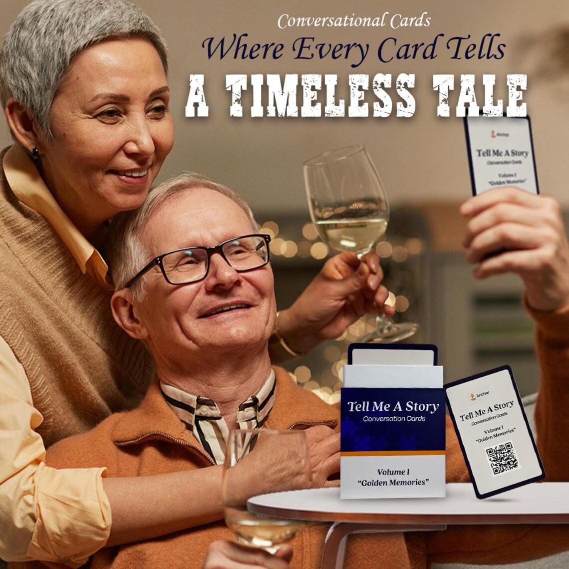 Tell Me a Story | Golden Memories Conversation Cards | Memory Sharing ...