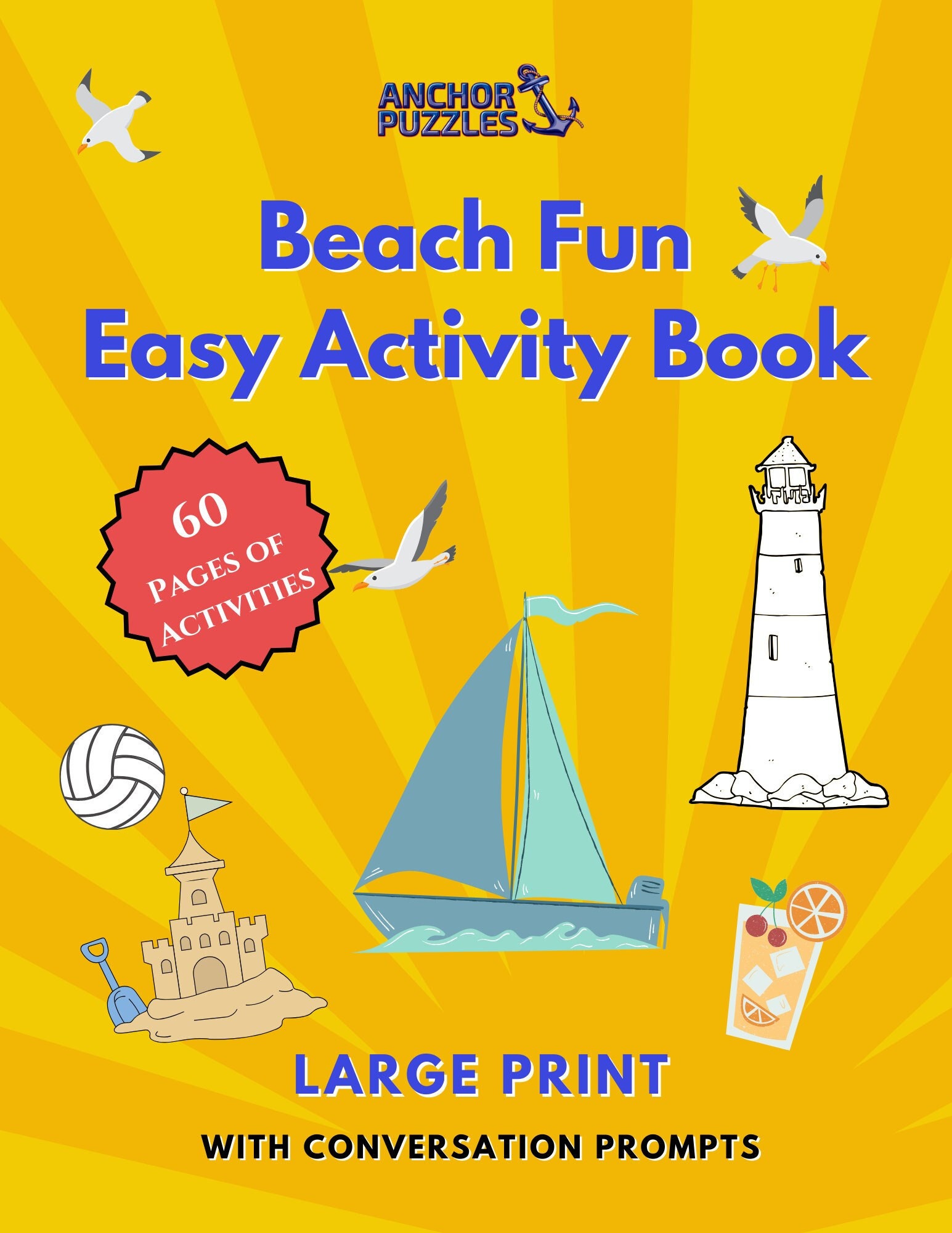All Ages, All Abilities Beach Fun Activity Book Printable Beachy ...