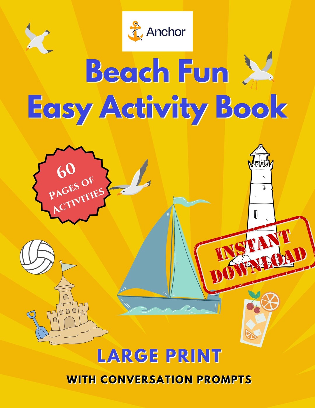 All Ages, All Abilities Beach Fun Activity Book | Printable Beachy ...