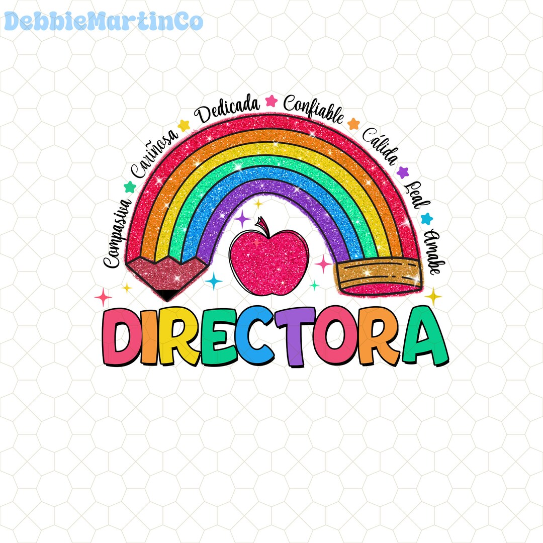 Rainbow Pencil Directora Png, Director Teacher Png, Elementary School ...