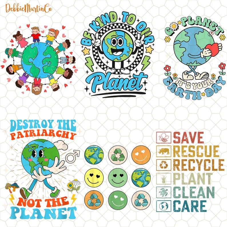 Bundle Save Earth Reduce Reuse Recycle Respect Png, Be Kind to Our ...