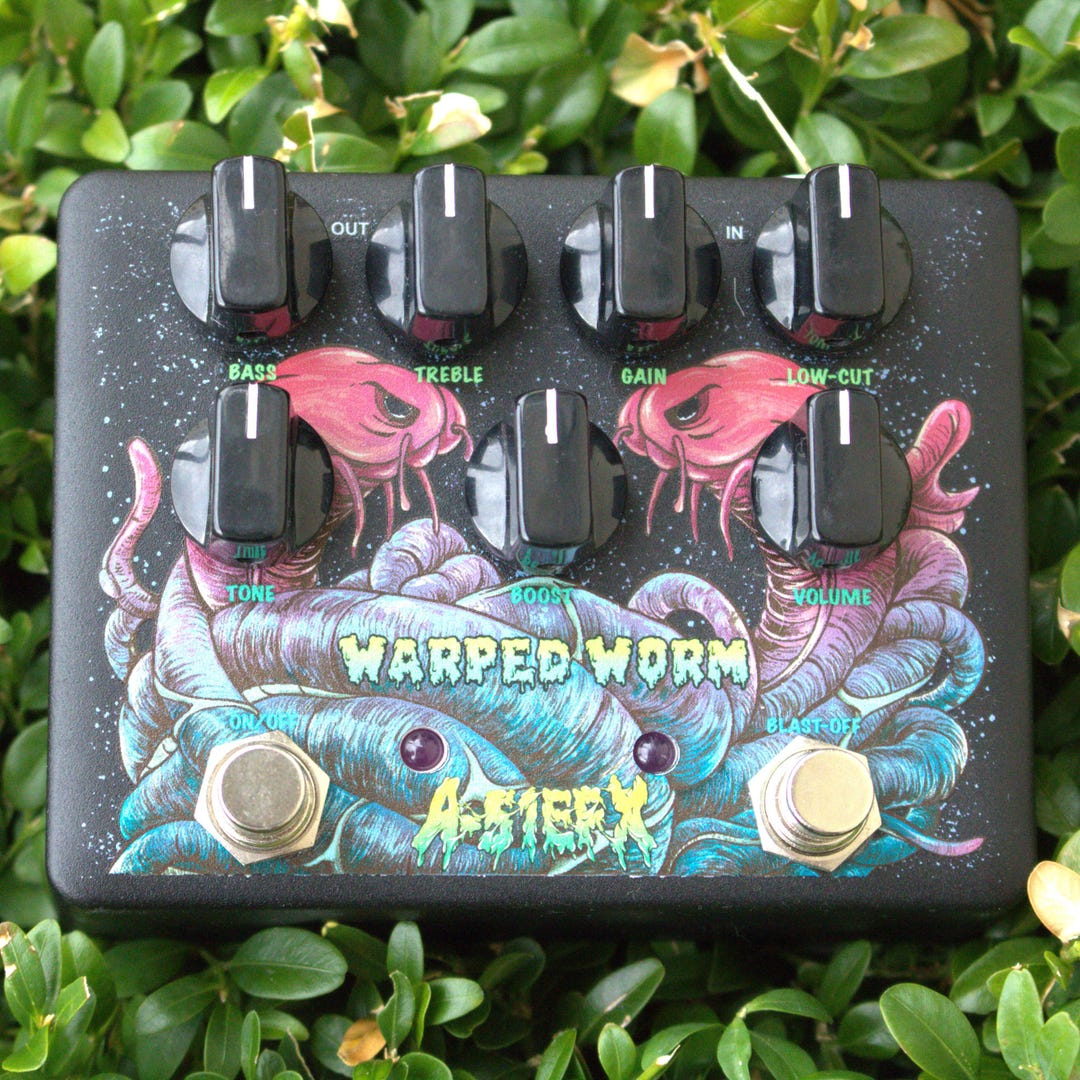 A-51 EFX Warped Worm Guitar Distortion Pedal Including Boost Channel - Etsy