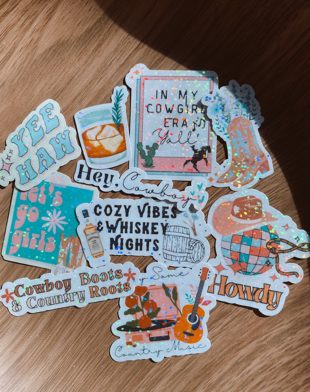 Country Girl Era Sticker Pack Country Girls Cowgirl Era Cowboy Boots ...