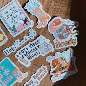 Country Girl Era Sticker Pack Country Girls Cowgirl Era Cowboy Boots ...