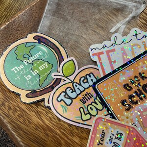 Back to School Teacher Sticker Bundle Teacher Sticker Pack Teacher Life ...