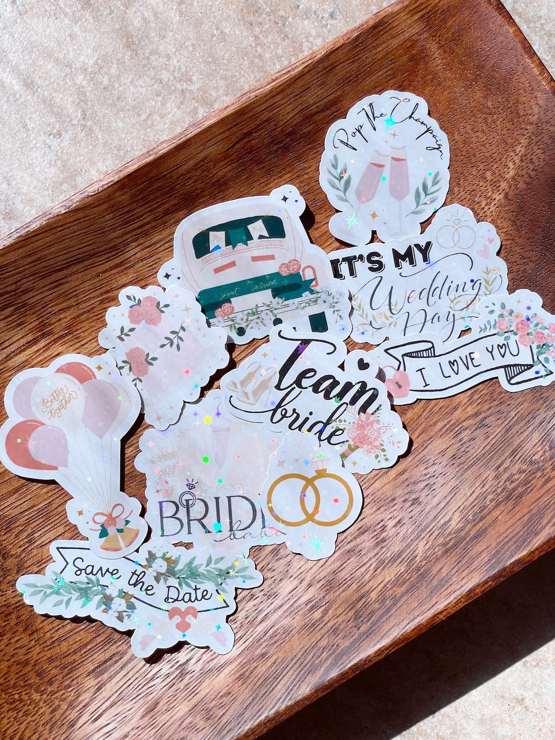 Wedding Bridal Sticker Bundle Bride to Be Wedding Day Bridal Party ...