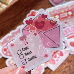Lover Sticker Bundle Valentines Day Sticker Pack Bookish Sticker Bundle ...