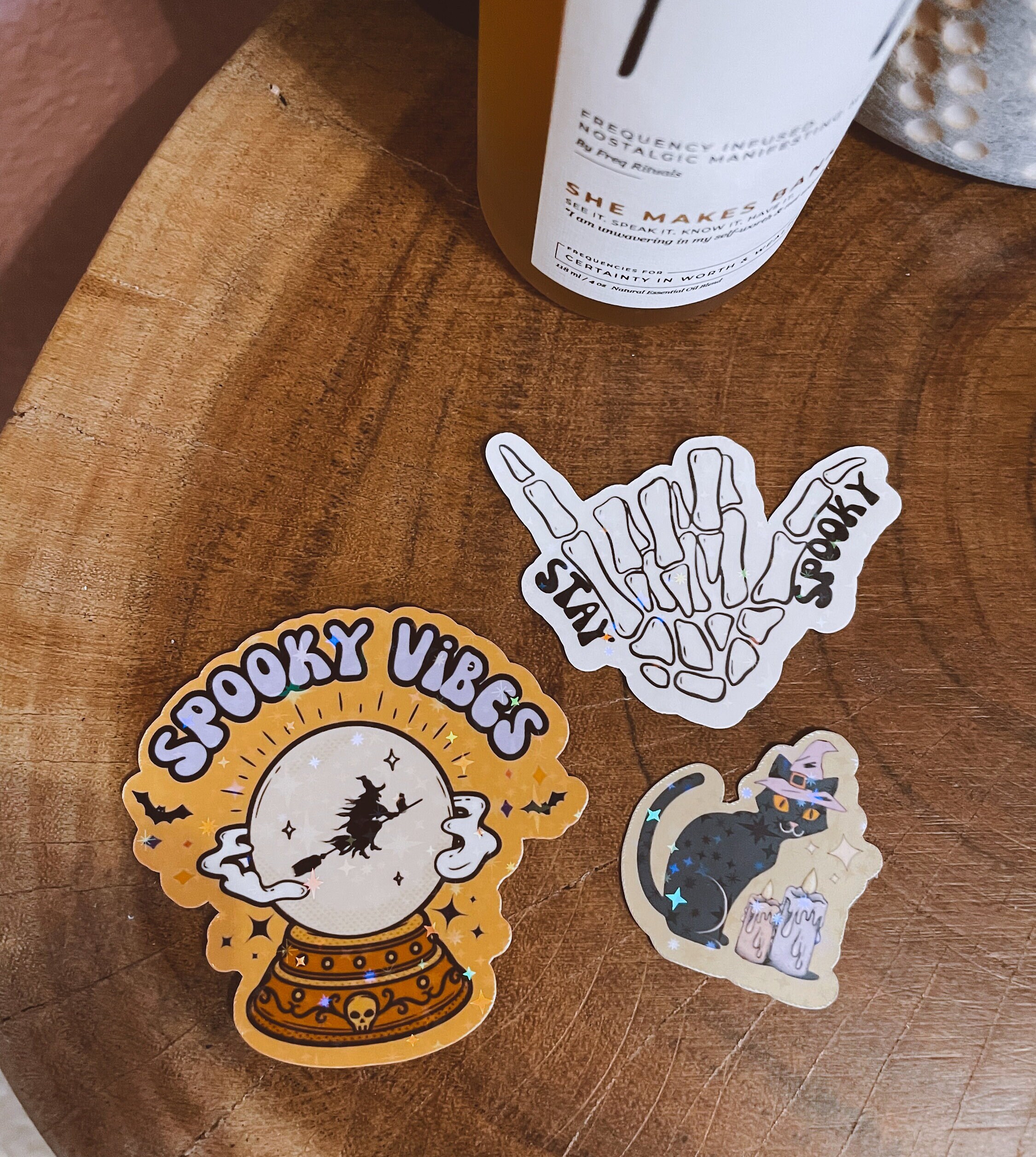 Spooky Halloween Sticker Bundle Holographic Cute Halloween - Etsy