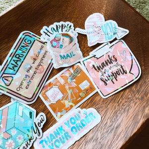 Small Business Sticker Bundle Shop Small Shipping Accessories Shipping ...