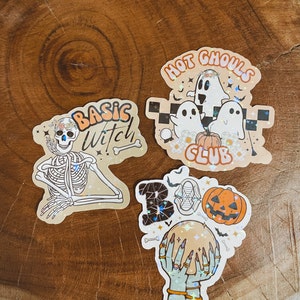 Spooky Halloween Sticker Bundle Holographic Cute Halloween Sticker Fall ...